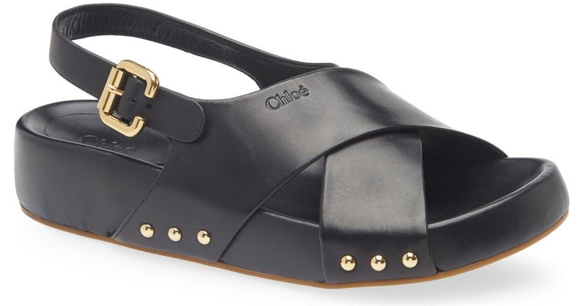 Chloé Mae Paddington Sandal in Gray | Lyst