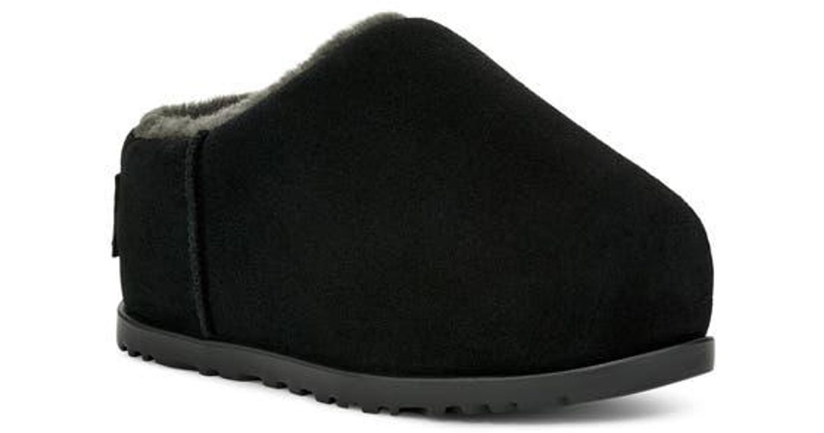 UGG Pumped Slide Slipper in Black | Lyst
