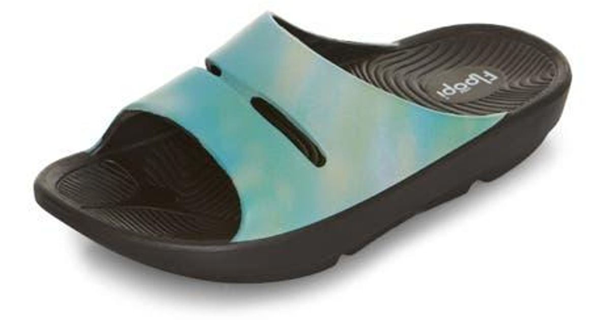 FLOOPI Sophie Comfort Slide Sandal in Green | Lyst