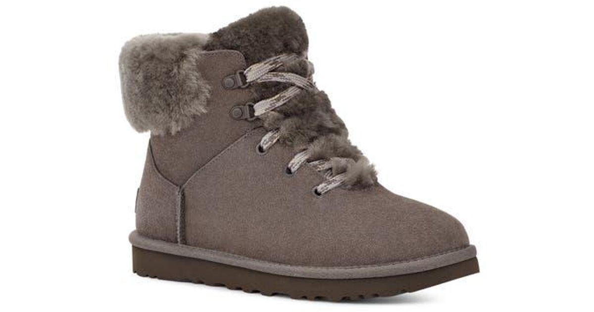 UGG Classic Mini Alpine Boot in Brown | Lyst