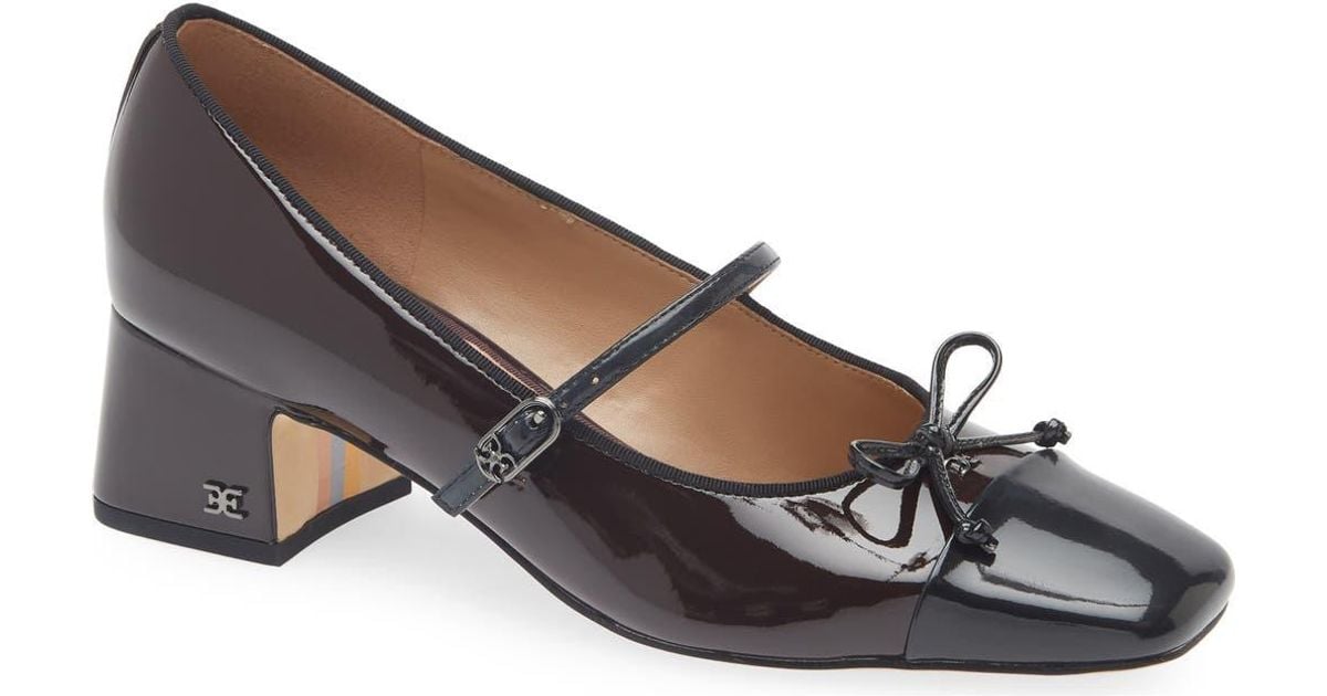 Sam Edelman Thora Mary Jane Pump in Blue | Lyst