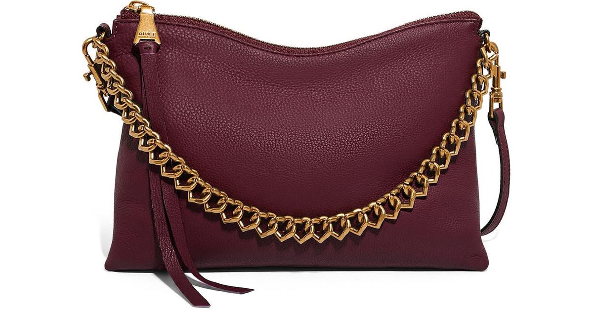 Aimee Kestenberg Mystro Heart Chain Crossbody Bag in Purple | Lyst