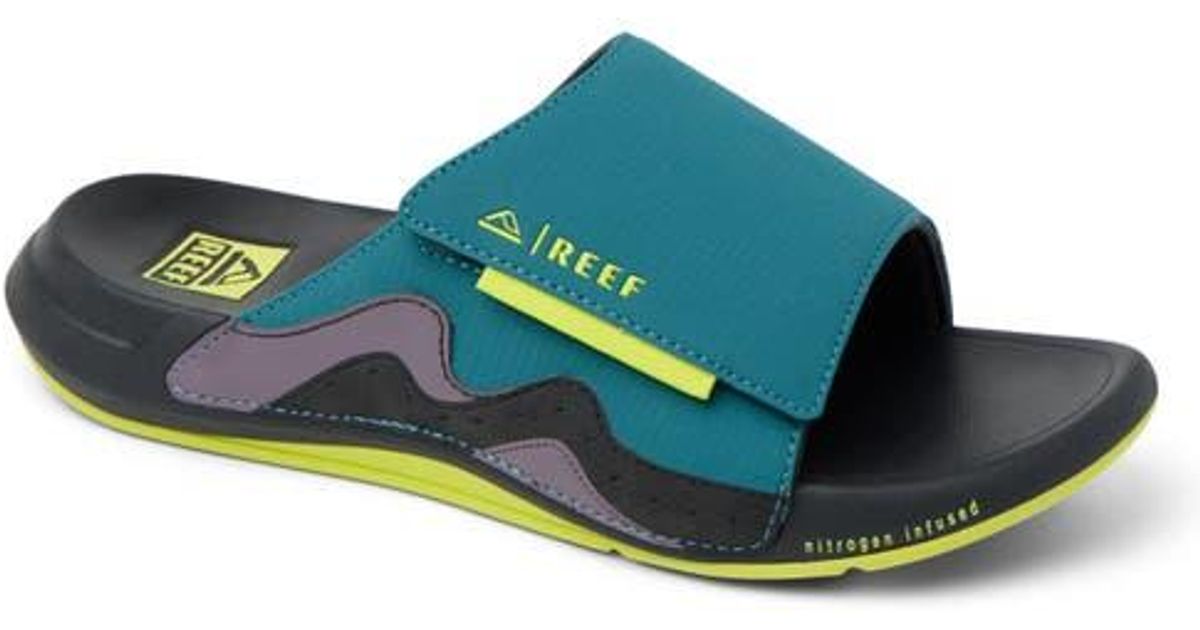 Reef Cruiser Slide in Green for Men | Lyst