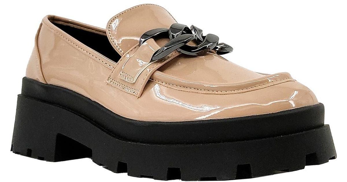 Shu Shop Talitha Chain Platform Loafer in Black | Lyst