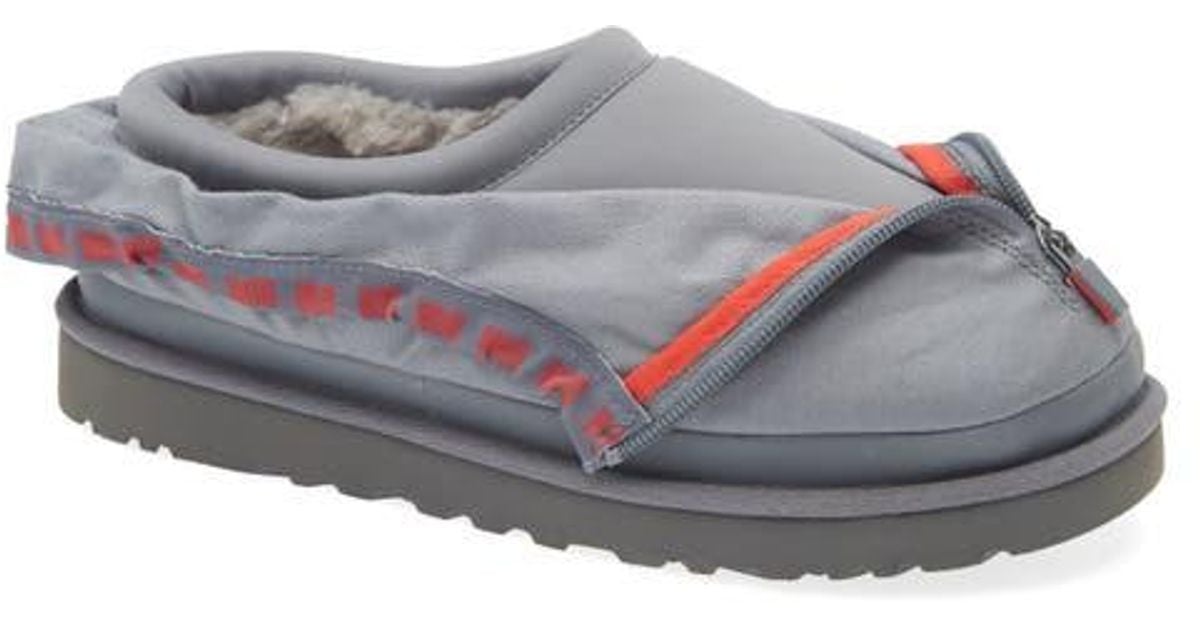 UGG Tasman Shroud Zip Slipper in Gray for Men | Lyst