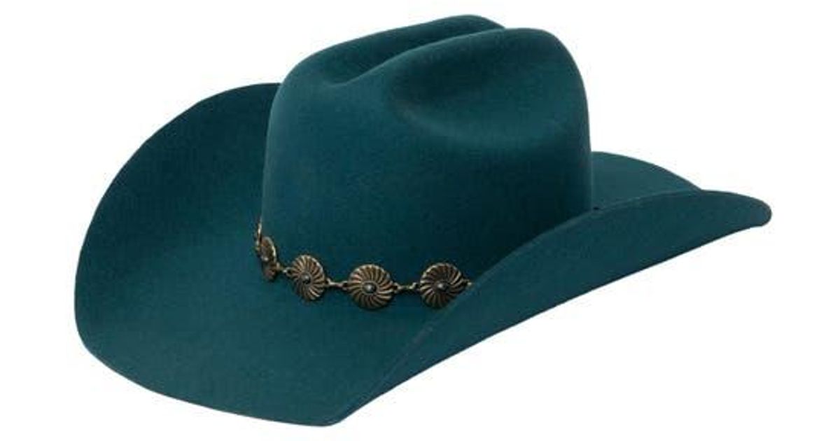 San Diego Hat Concho Belt Wool Cowboy Hat in Green | Lyst