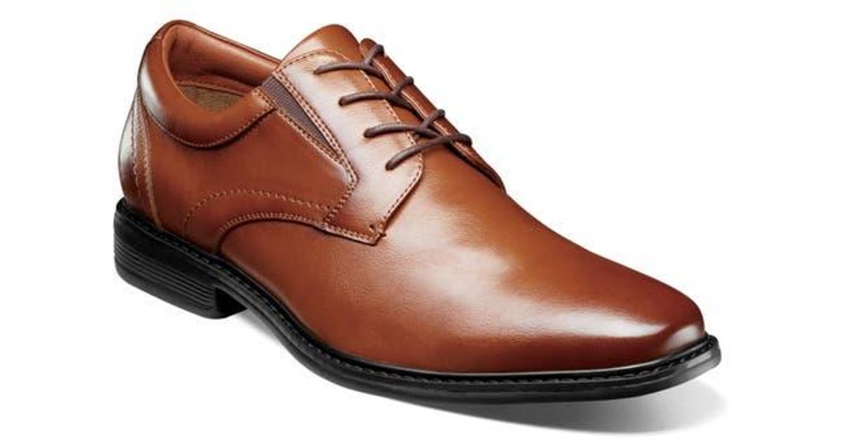 Nunn Bush Jarvis Plain Toe Oxford in Brown for Men | Lyst