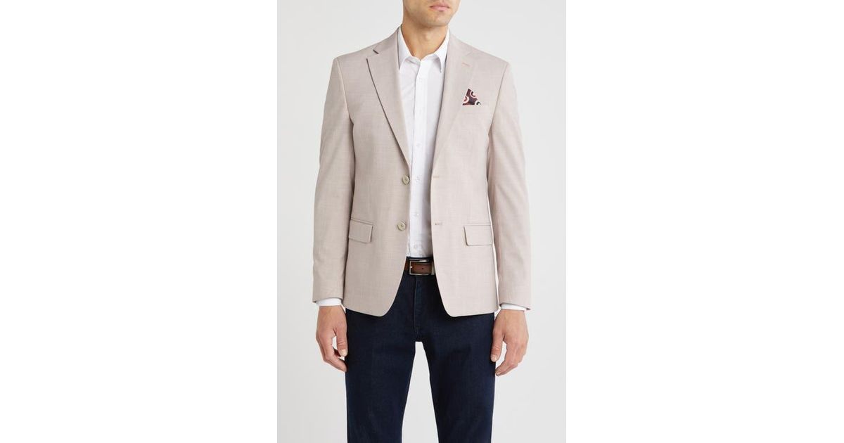 Ben Sherman Check Stretch Sports Coat in Pink for Men | Lyst