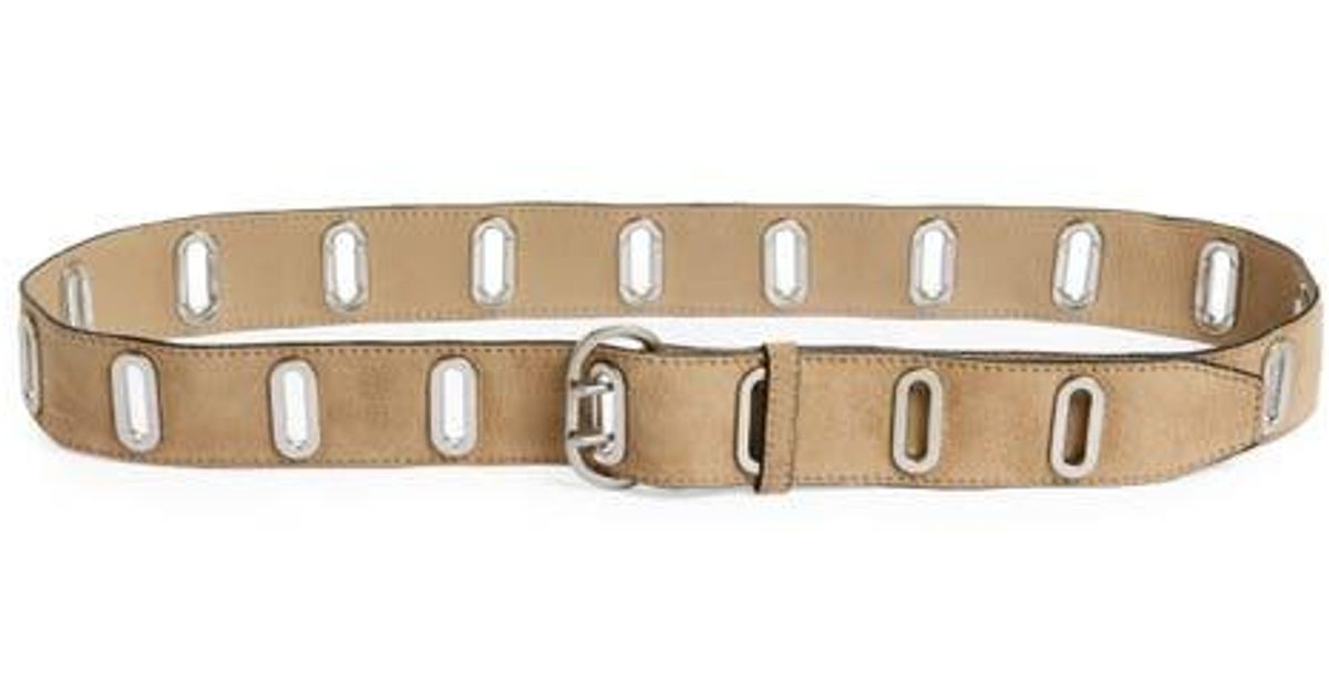 Rag & Bone River Studded Suede Belt | Lyst