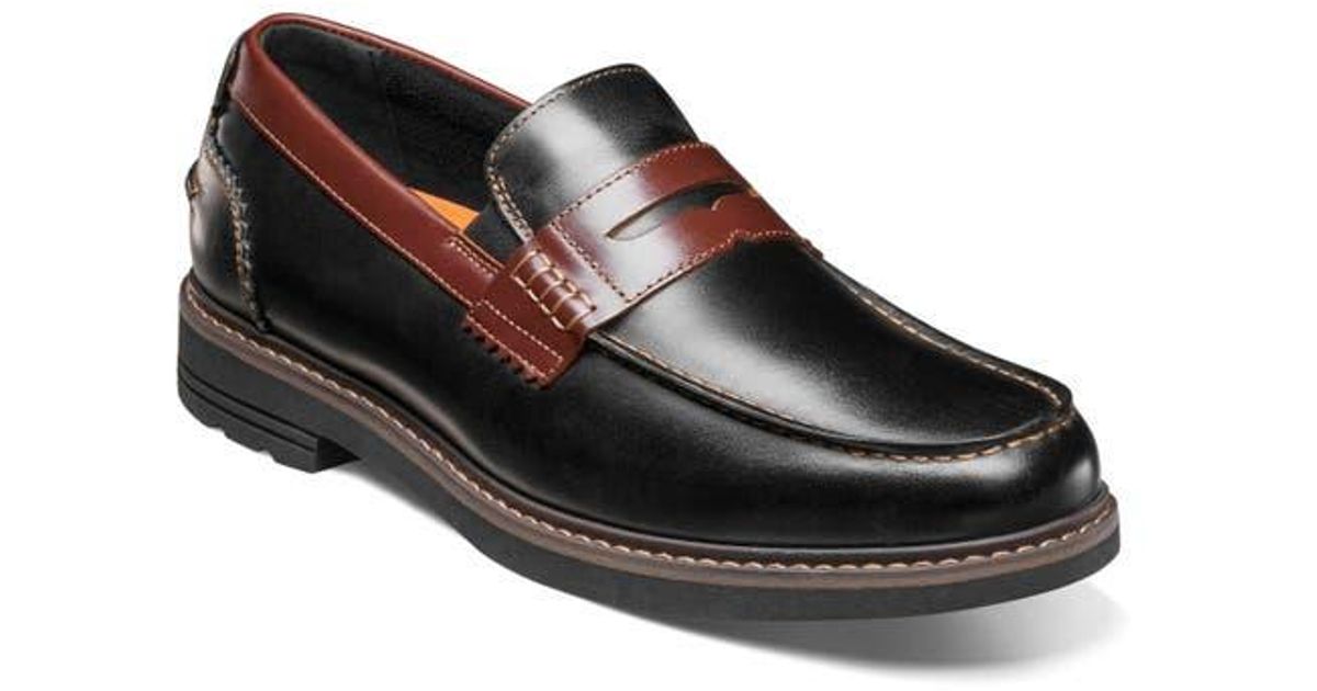 Nunn Bush Odin Ii Penny Loafer in Black for Men | Lyst