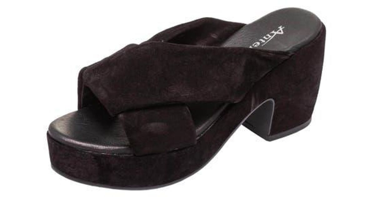 Antelope Talise Slide Sandal in Black | Lyst