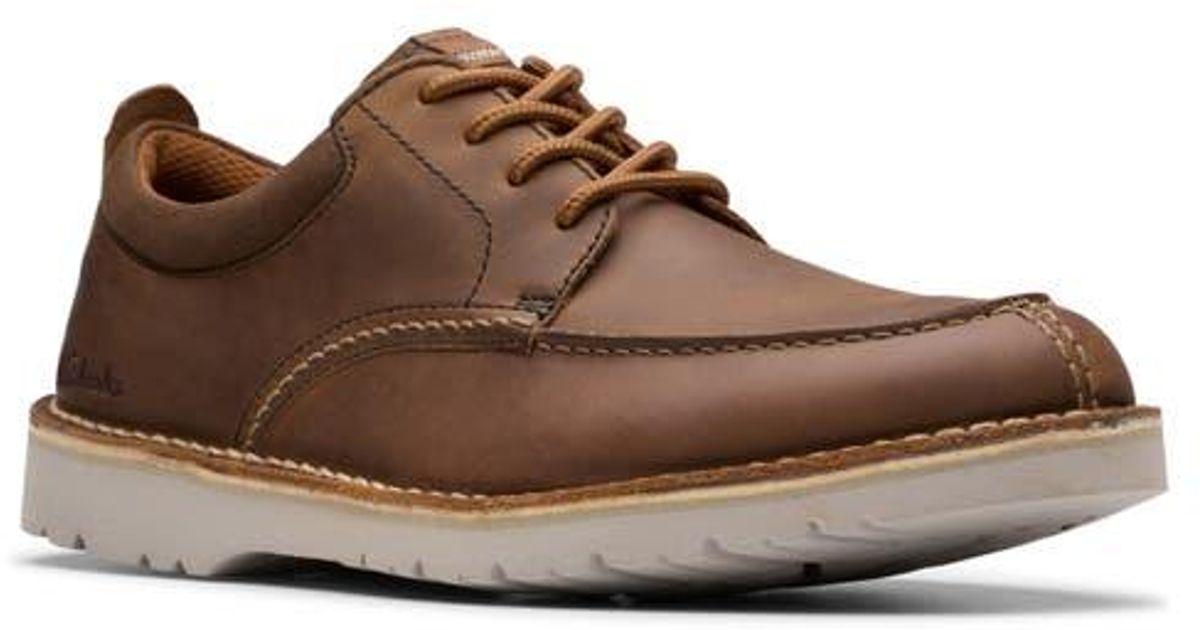 Clarks Eastridge Moc Toe Derby in Brown for Men | Lyst