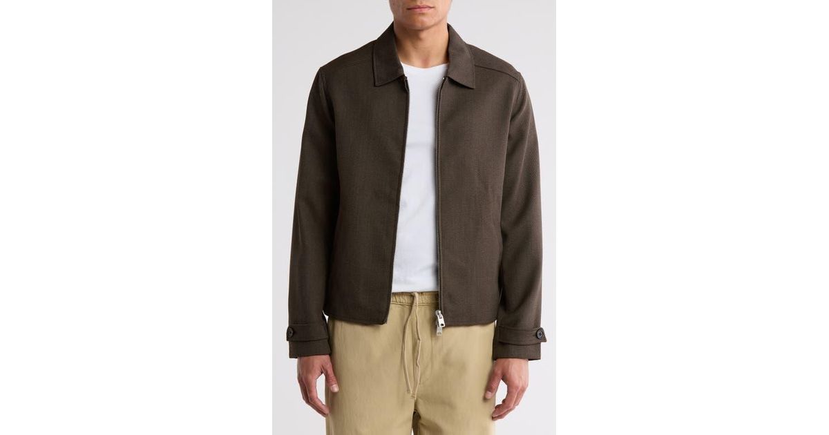 AllSaints Howl Jacket in Brown for Men | Lyst