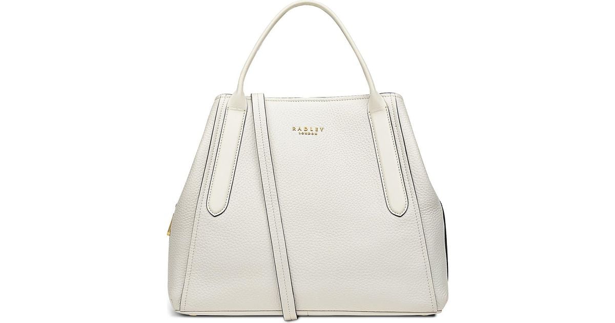Radley Baylis Road 2.0 Medium Satchel Bag in Natural | Lyst