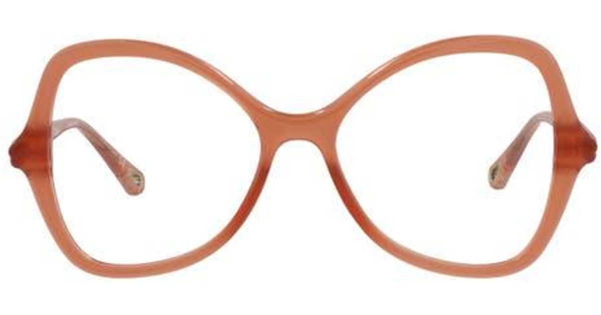 Chloé 52Mm Core Oversize Optical Frames in Brown | Lyst