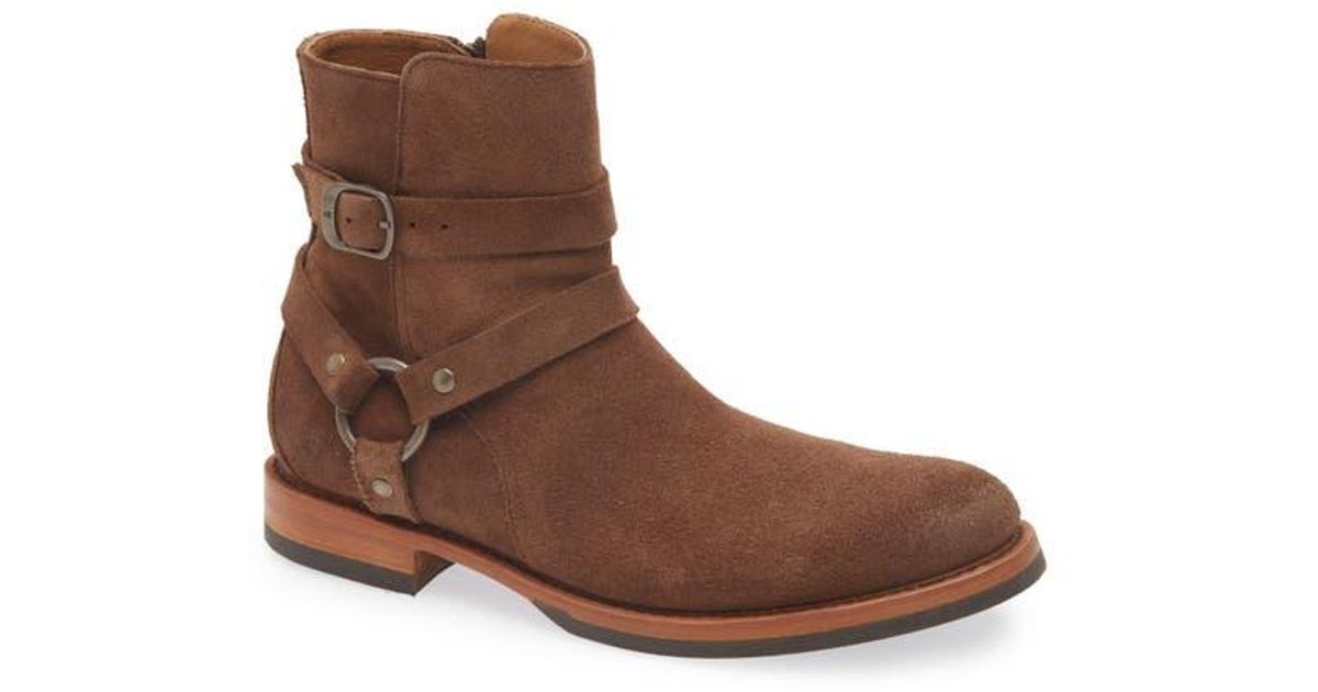 Frye Dylan Harness Leather Boot in Brown for Men | Lyst