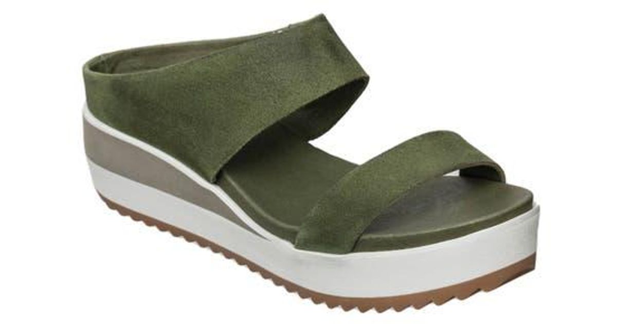 Antelope Cascade Platform Wedge Sandal in Green | Lyst