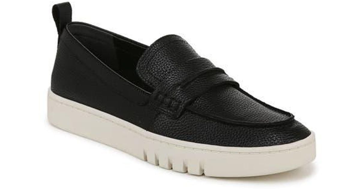 Vionic Chantel Penny Loafer Slip-On Sneaker in Black | Lyst