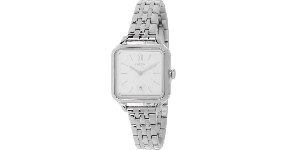 Fossil Colleen Two-Hand Quartz Bracelet Watch, 28Mm in Metallic | Lyst