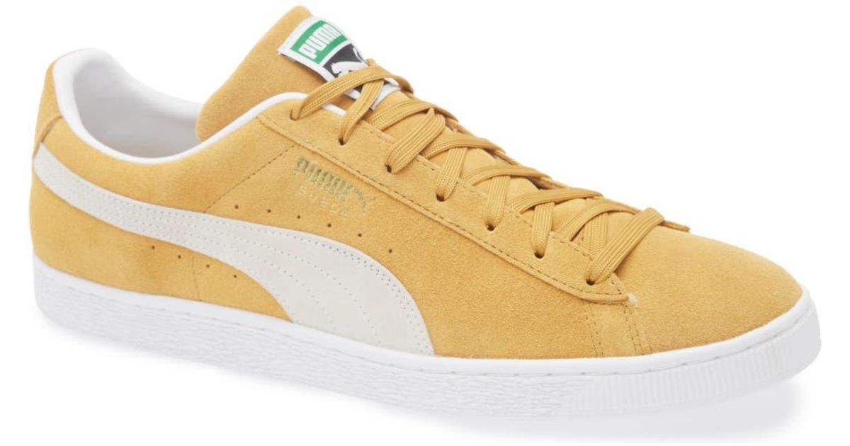 PUMA Suede Classic Xxi Sneaker () in Yellow for Men | Lyst