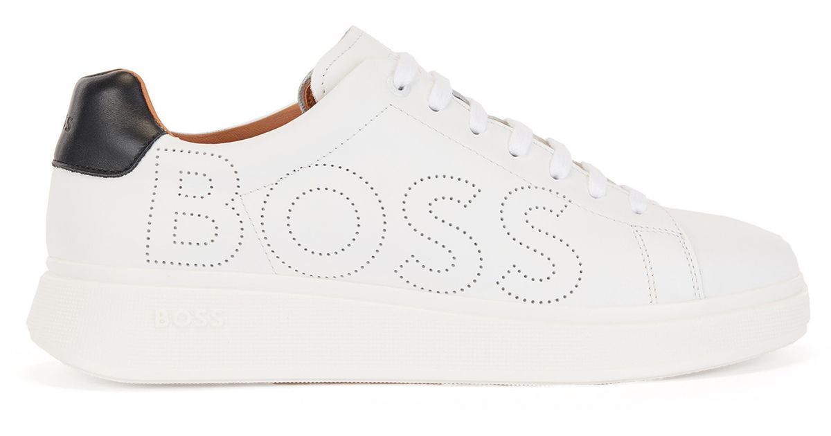 BOSS Bulton Sneaker in White for Men | Lyst