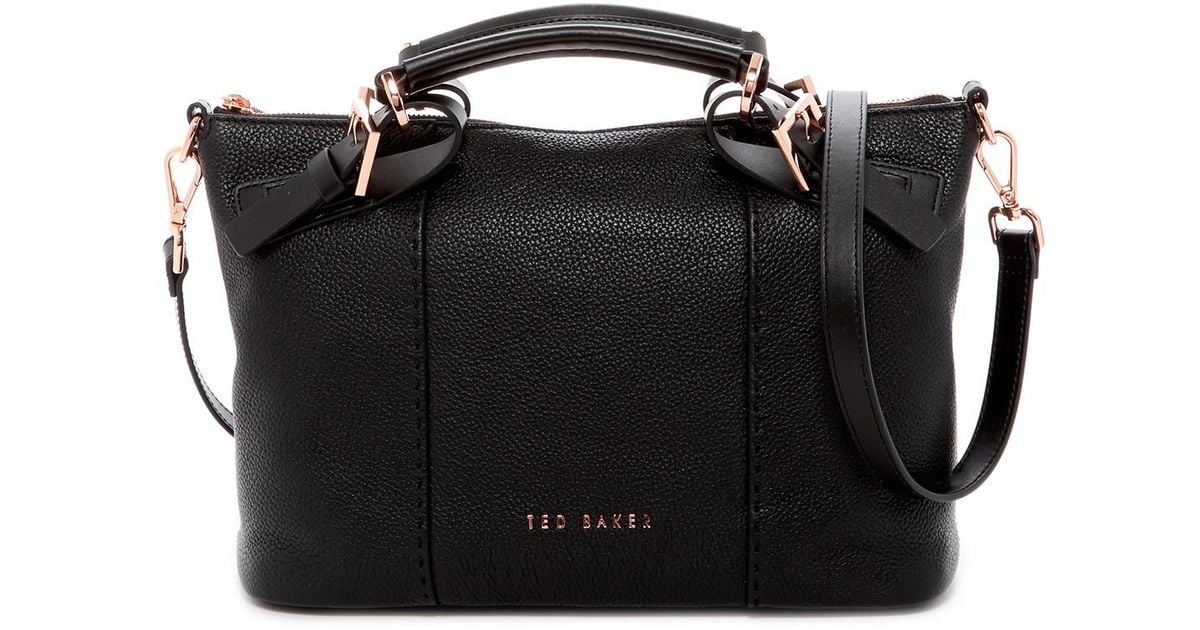 Ted Baker Arista Small Leather Tote Bag Black | semashow.com
