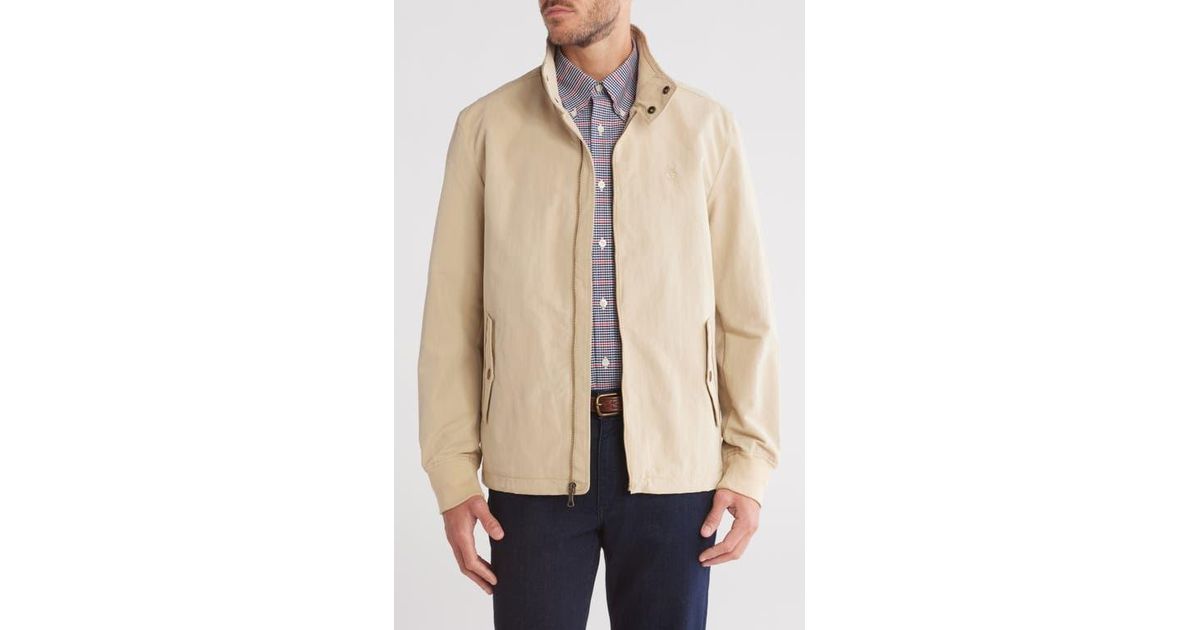 Brooks Brothers Harrington Safari Jacket in Natural for Men | Lyst