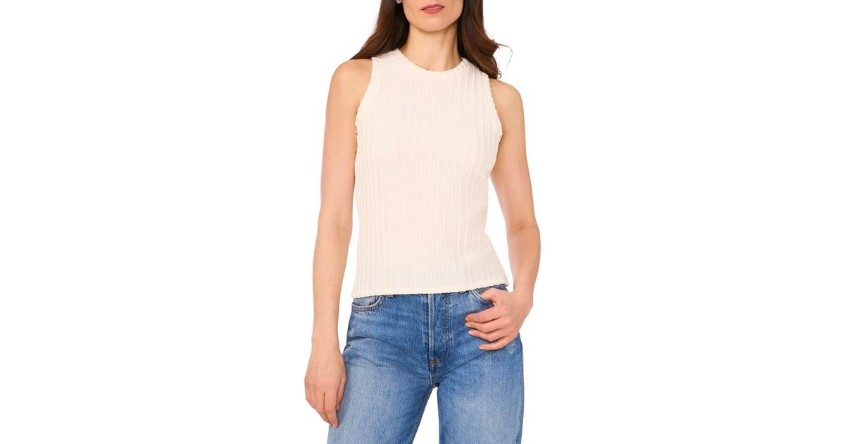 Parker The Sailor Textured Knit Tank in Blue | Lyst
