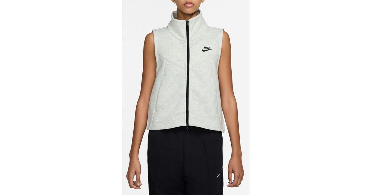 Nike Sportswear Tech Fleece Vest in Blue | Lyst