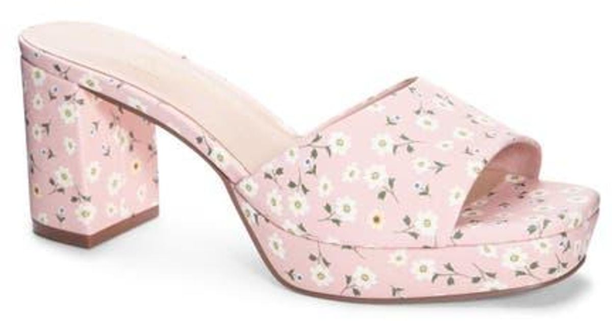 Chinese Laundry Tai Platform Sandal in Pink | Lyst