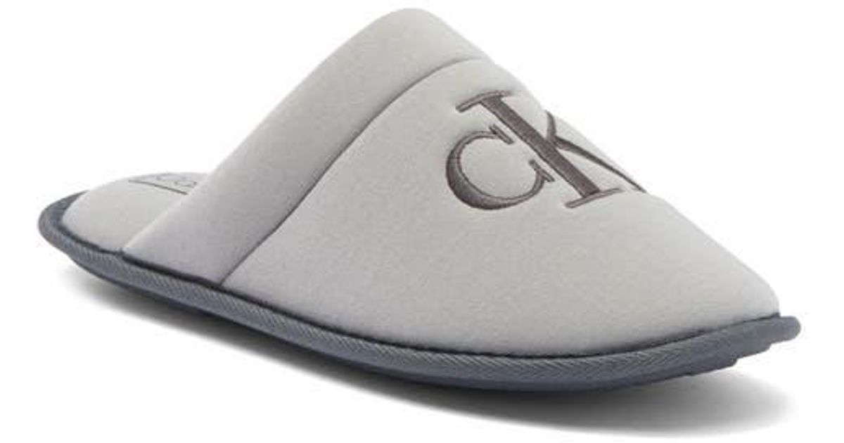 Calvin Klein Xenith Slipper in White for Men | Lyst
