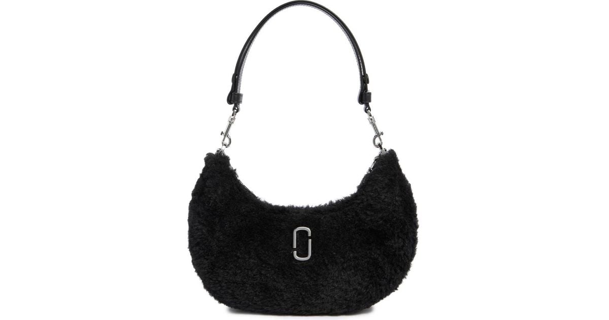 Marc Jacobs The Teddy Curve Shoulder Bag in Black | Lyst