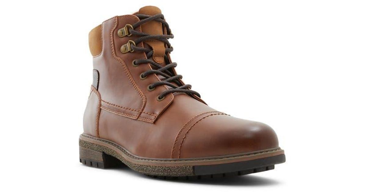 ALDO Landon Side Zip Boot in Brown for Men | Lyst