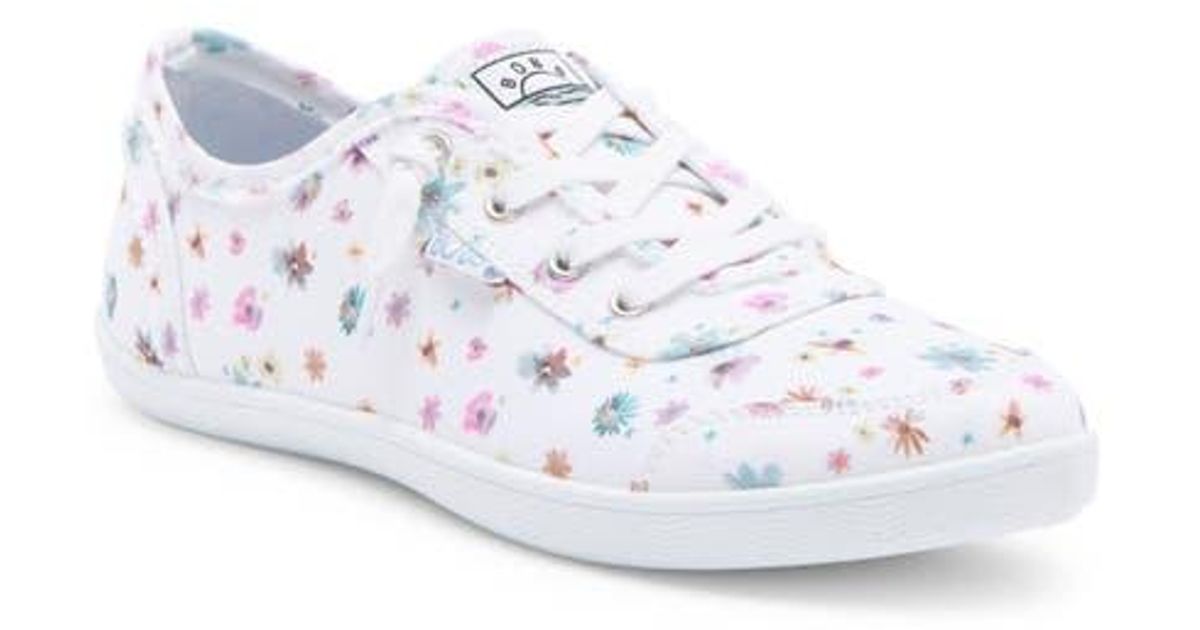 Skechers Bobs B Cute Painted Petal Sneaker in White | Lyst