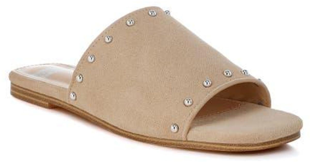 Rag & Co Odalia Slide Sandal in Natural | Lyst