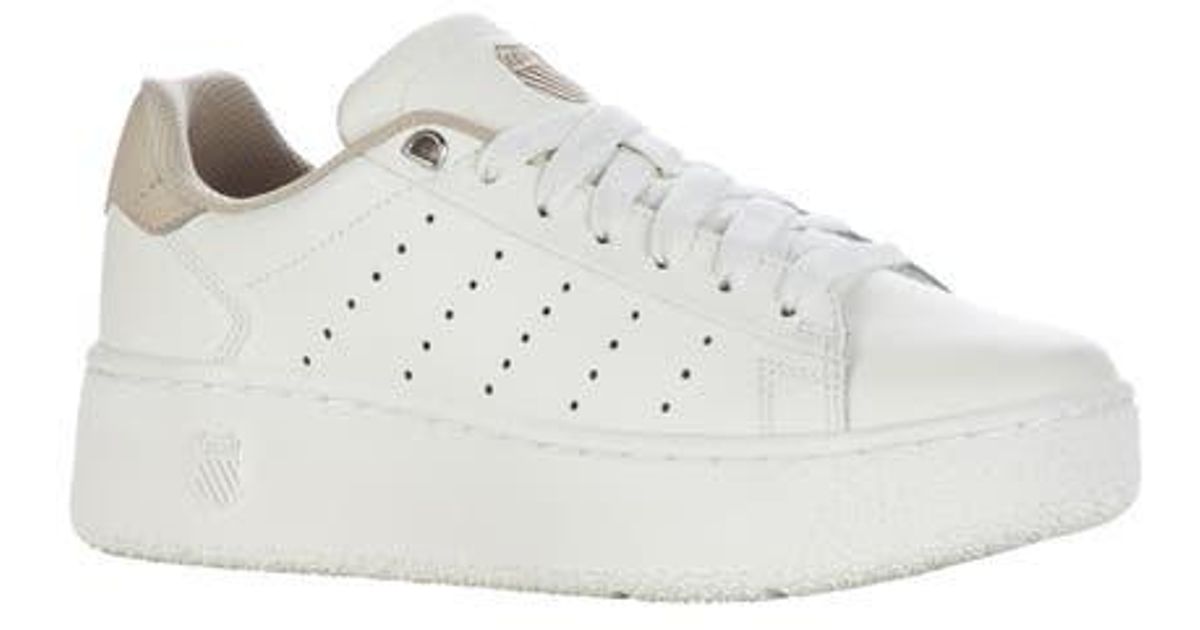 K-swiss Classic Pf Platform Sneaker in White | Lyst