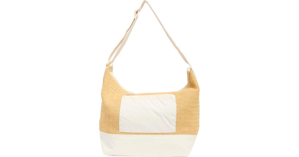 LeSportsac Raffia Large Shoulder Bag in Metallic | Lyst