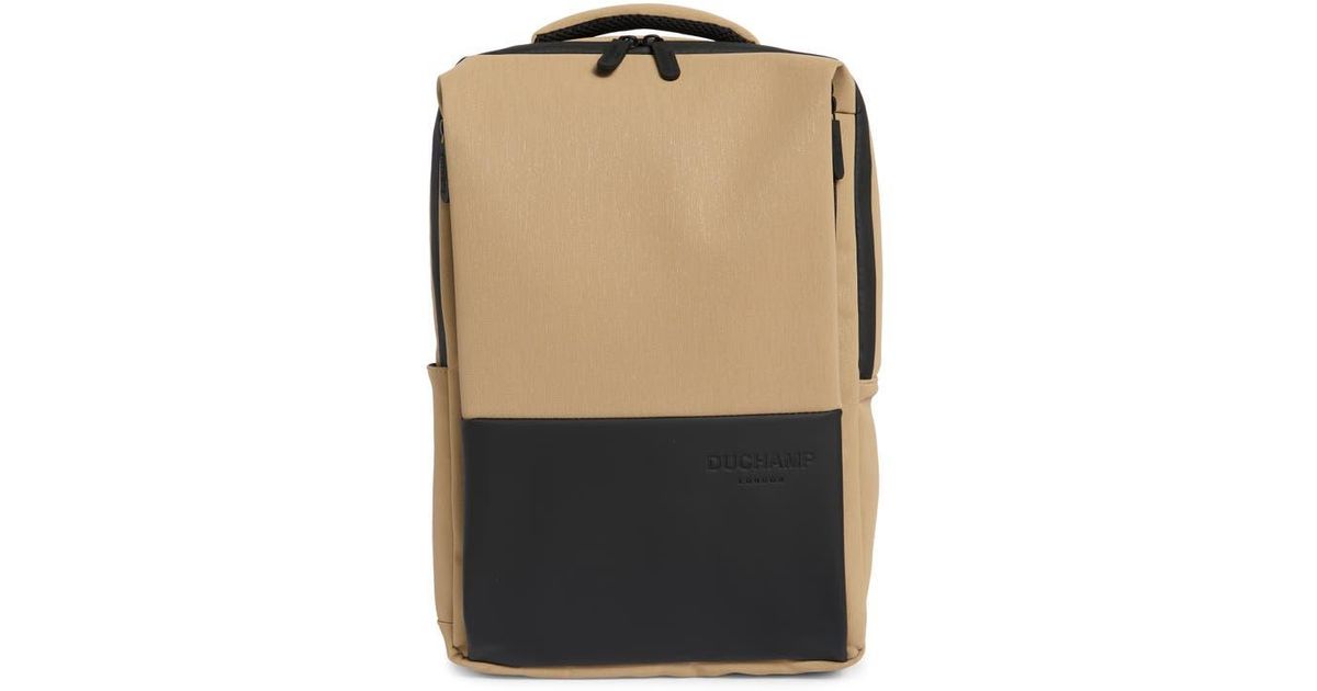 Duchamp Rubberized Snow Backpack in Black for Men | Lyst