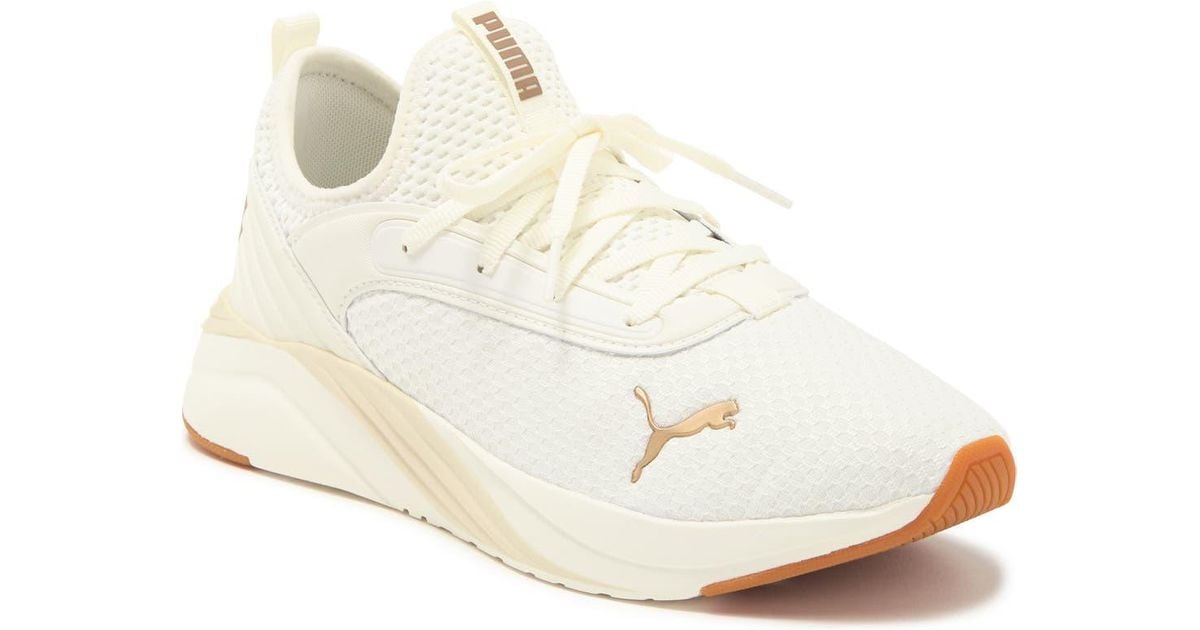PUMA Softride Ruby Luxe Sneaker in White | Lyst