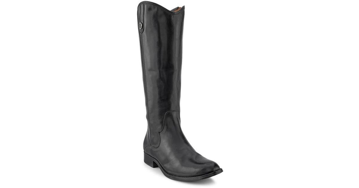 Frye Marissa Medallion Inside Zip Tall Boot in Black | Lyst