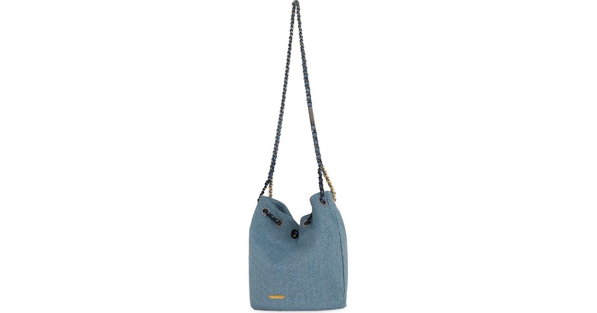 Rebecca Minkoff Soft Convertible Bucket Bag in Blue | Lyst