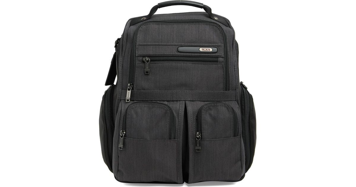 Tumi Compact Laptop Briefpack in Black for Men | Lyst