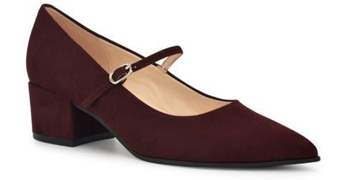 Nine West Pins Mary Jane Pump in Brown | Lyst