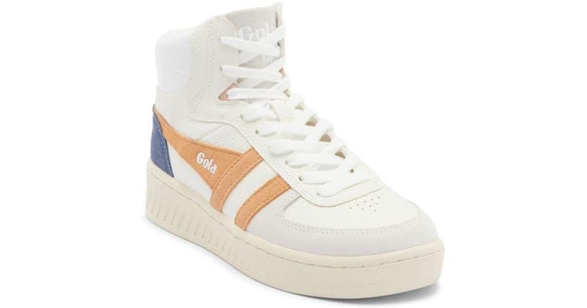 Gola Slam Trident Trainer Sneaker in White | Lyst
