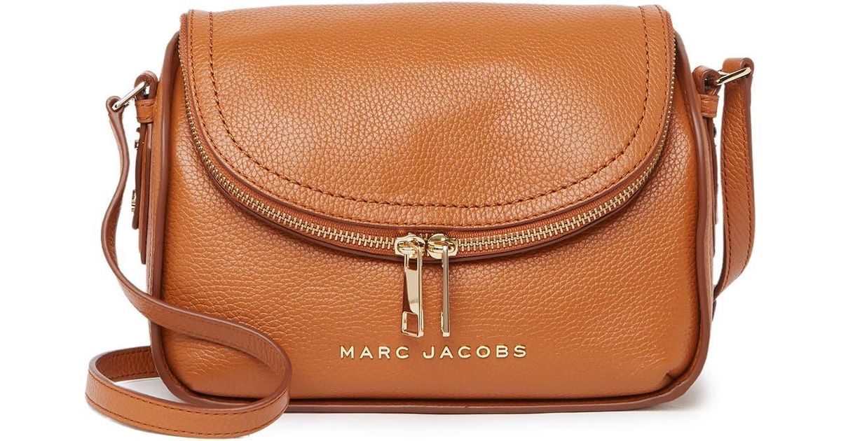 Marc Jacobs The Groove Leather Mini Messenger Bag in Brown | Lyst
