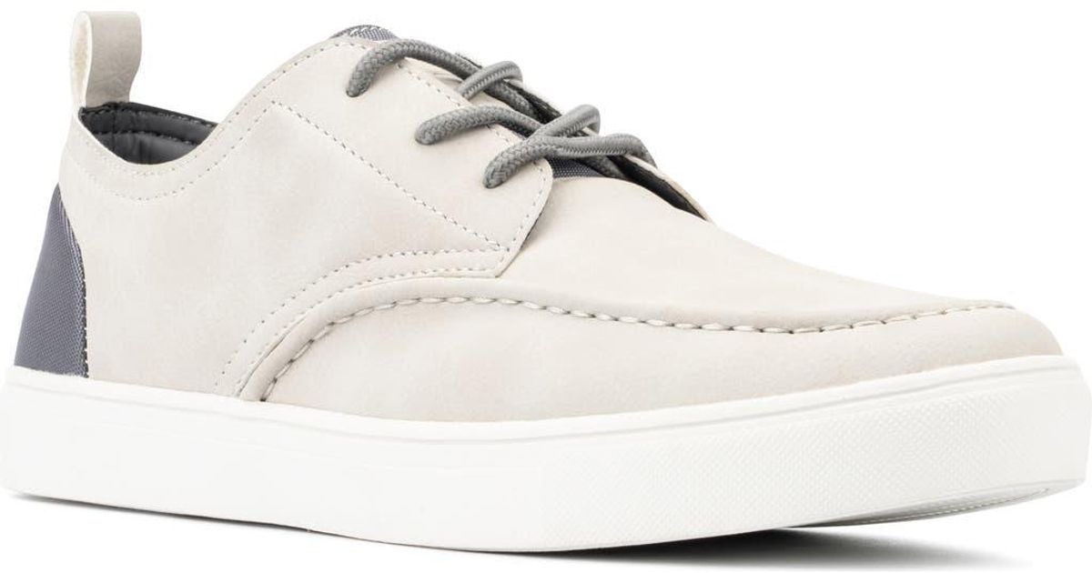 Reserved Footwear Kono Moc Toe Sneaker in White for Men | Lyst