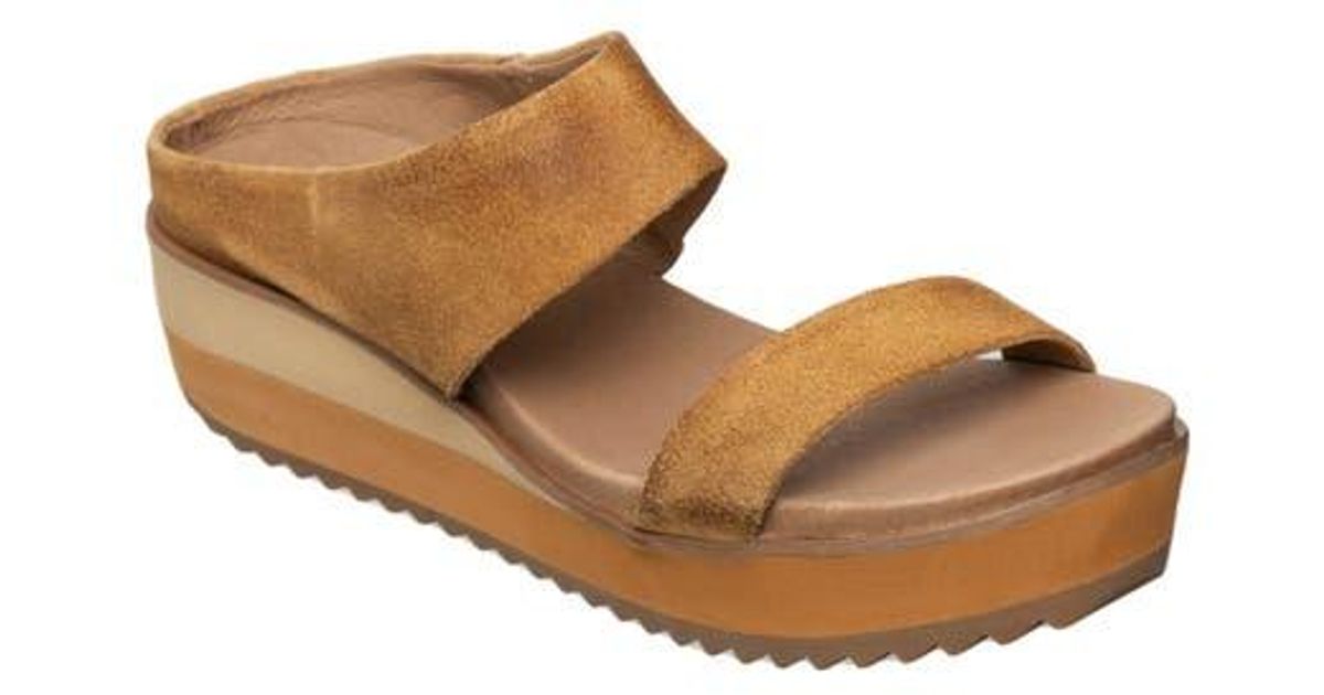 Antelope Cascade Platform Wedge Sandal in Brown | Lyst