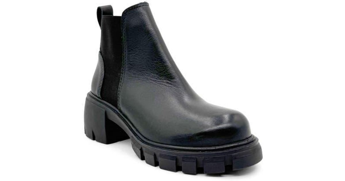 Chelsea Crew Brink Lug Sole Chelsea Boot in Black | Lyst