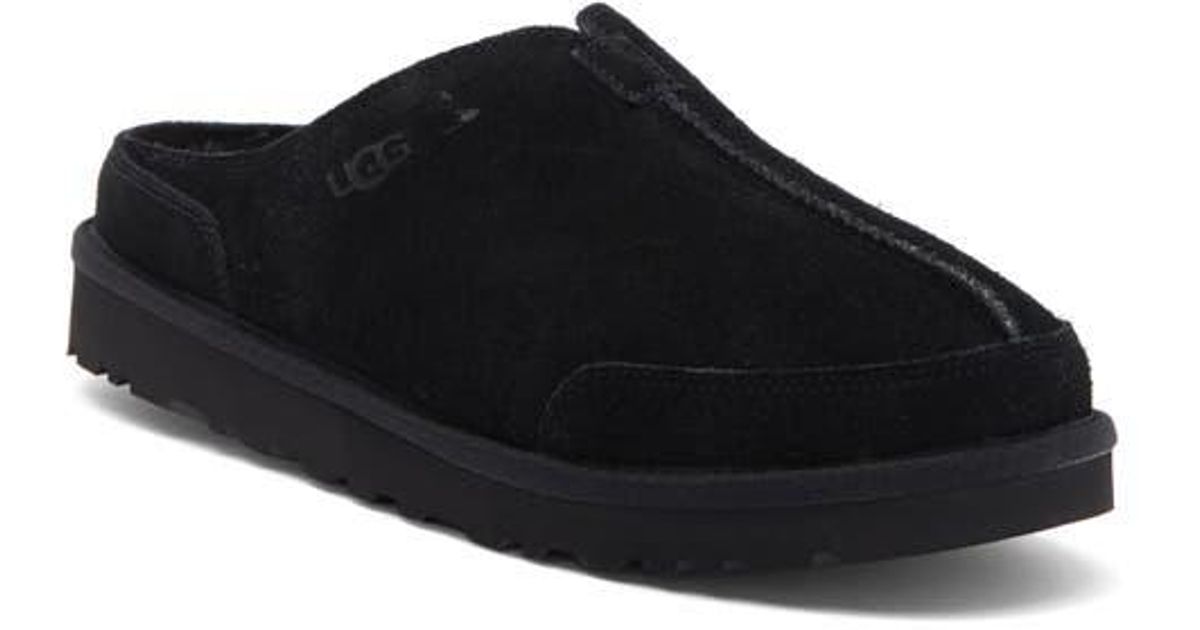 UGG Marcman Wool Blend Lining Slipper in Black for Men | Lyst