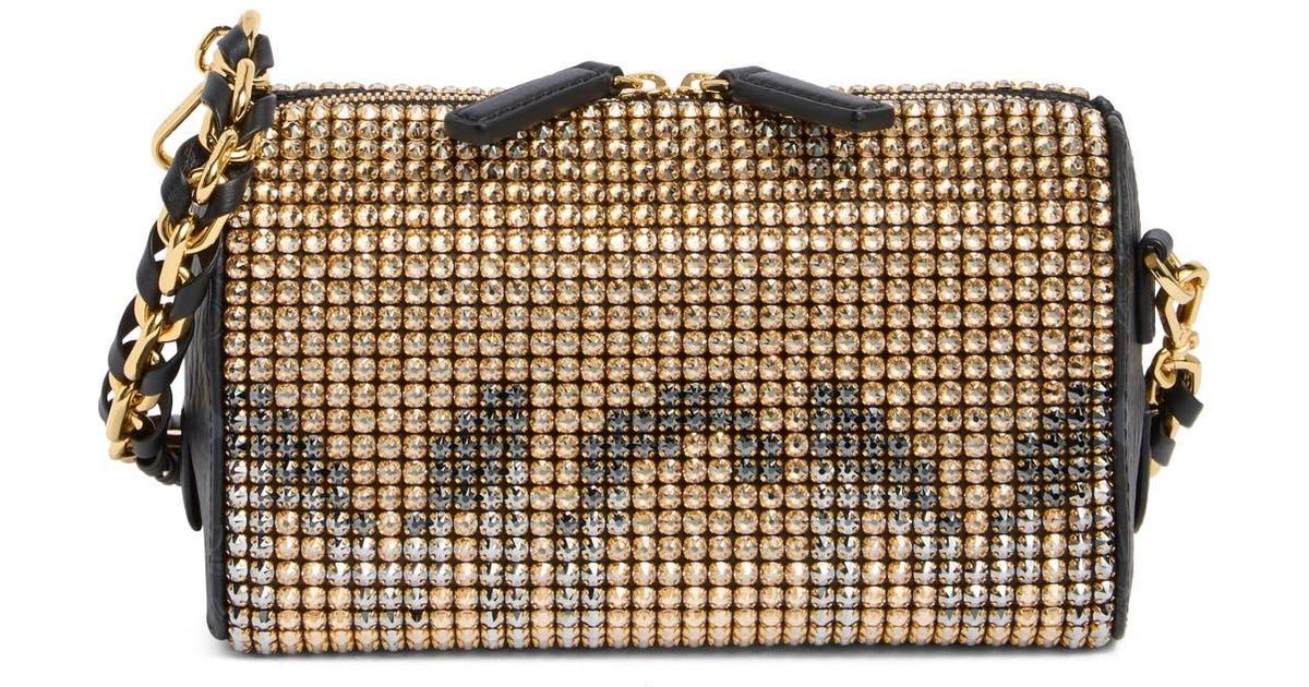 MCM Crystal VI Mini Crossbody Bag in Metallic | Lyst